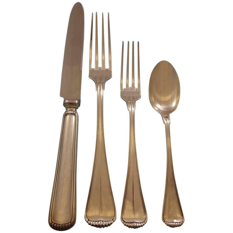 Milano by Buccellati and Others 800 Silver Flatware Set of six Service ...