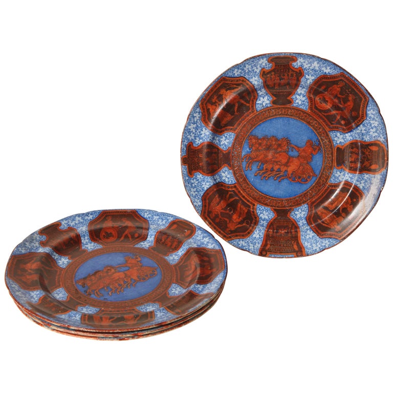 19th Century English, Spode, Neoclassical Plates For Sale at 1stDibs