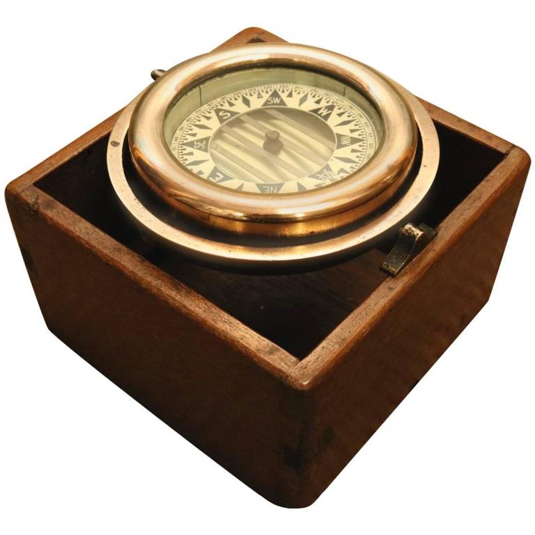 Boxed Compass by Wilcox Crittenden at 1stDibs