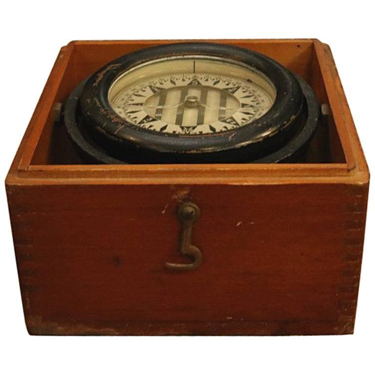 Boxed Compass by Wilcox Crittenden at 1stDibs