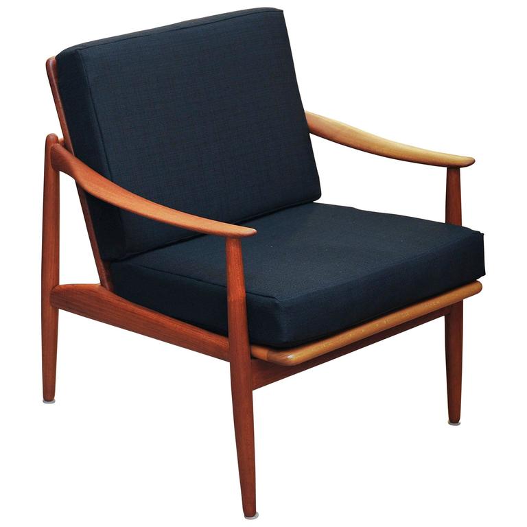Reclining Lounge Chair Made in Norway at 1stDibs