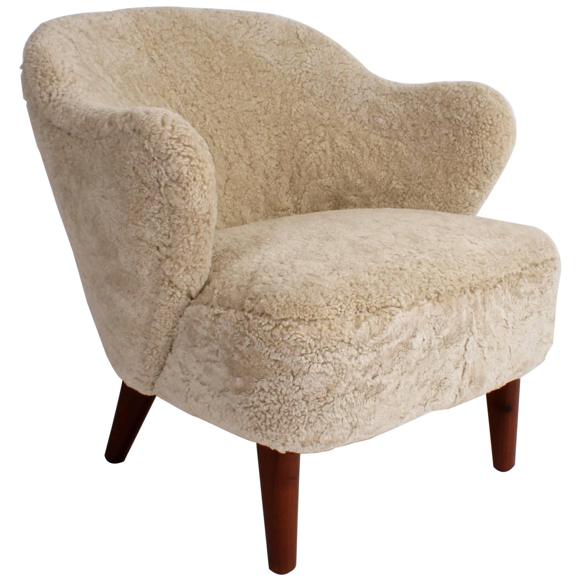 Flemming Lassen Easy Chair for Master Cabinetmaker Jacob Kjaer, 1940s ...