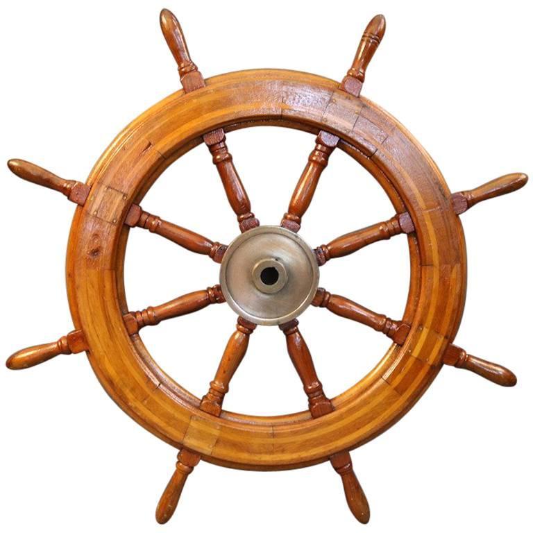 Authentic Ship's Wheel For Sale at 1stdibs