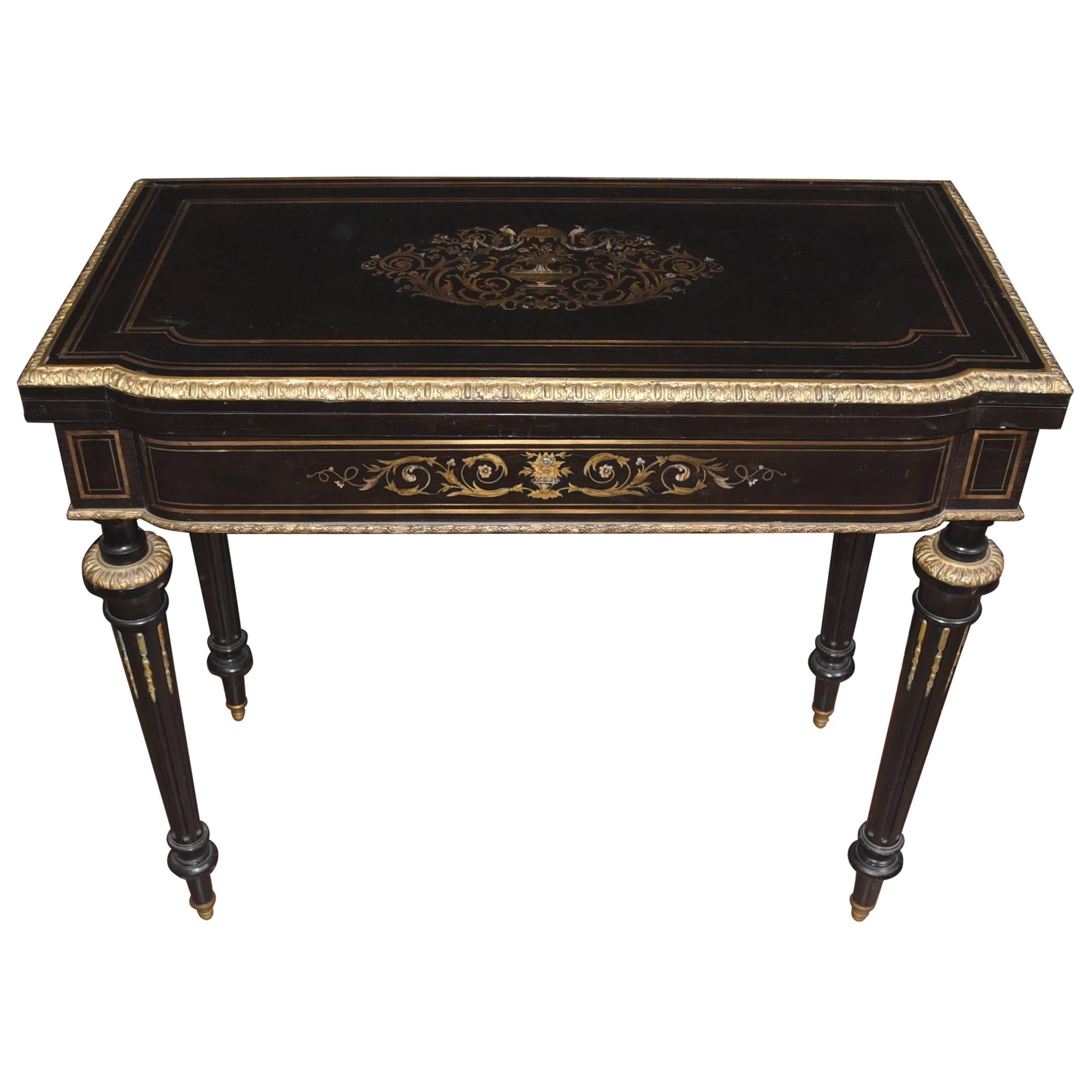 Bridge Card Table - 7 For Sale on 1stDibs | second hand bridge tables ...