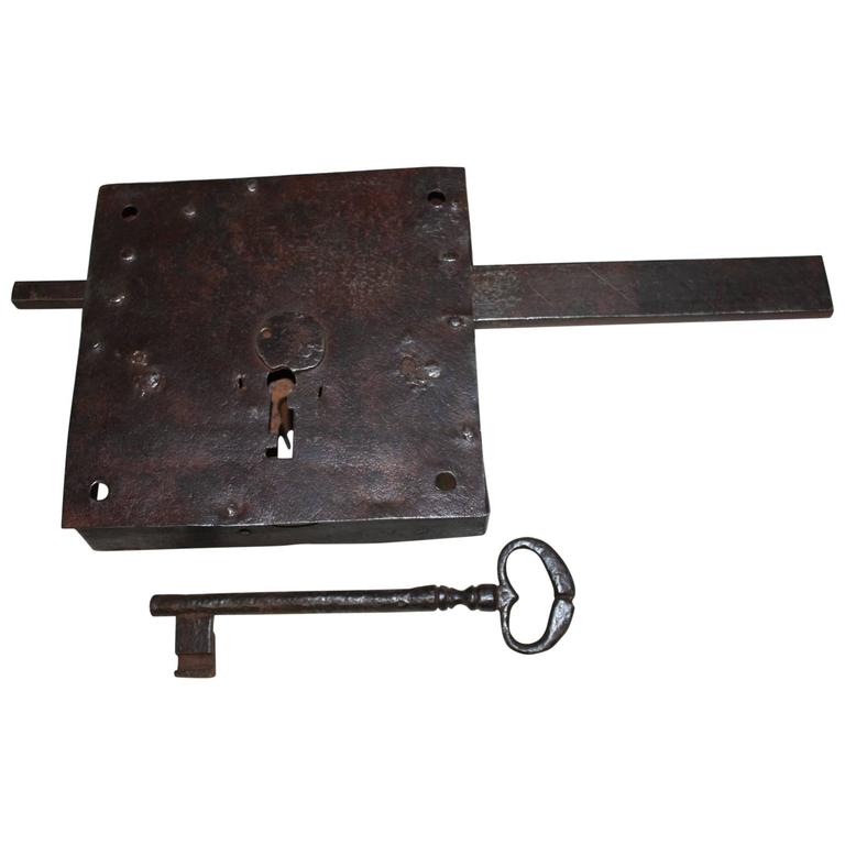 Exceptional 18th Century Lock For Sale at 1stdibs