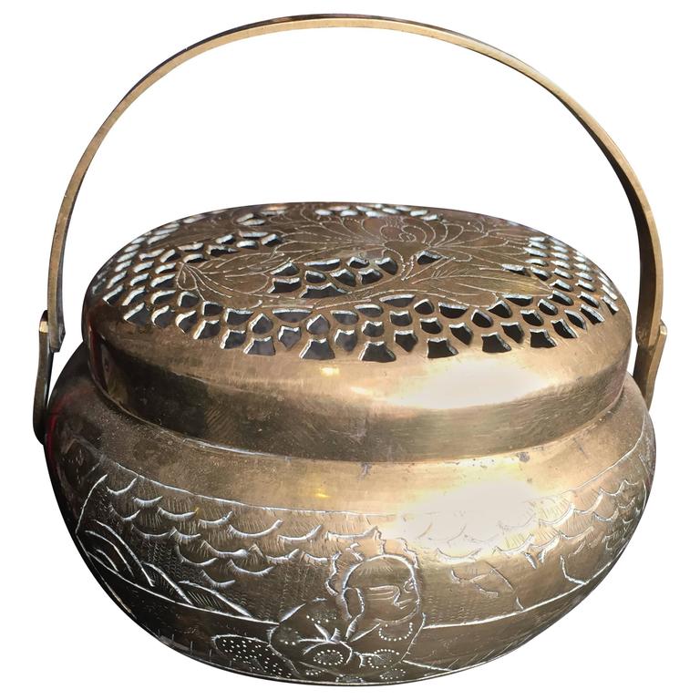 China Antique Metal Hand Warmer and Incense Burner, 100 Years Old at ...