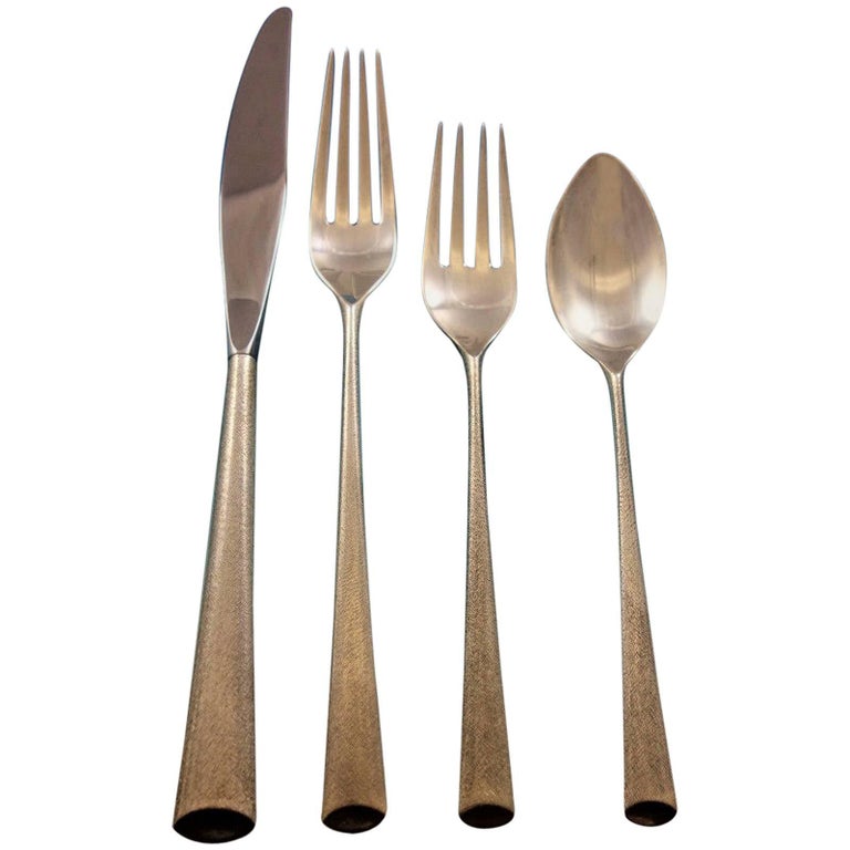 Royal Satin by Wallace Sterling Silver Flatware Set for 8 Service 36 ...