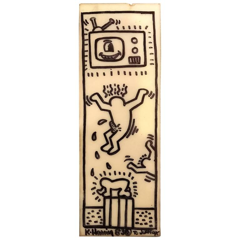 Keith Haring Subway Tile Art For Sale at 1stDibs | keith haring tiles ...