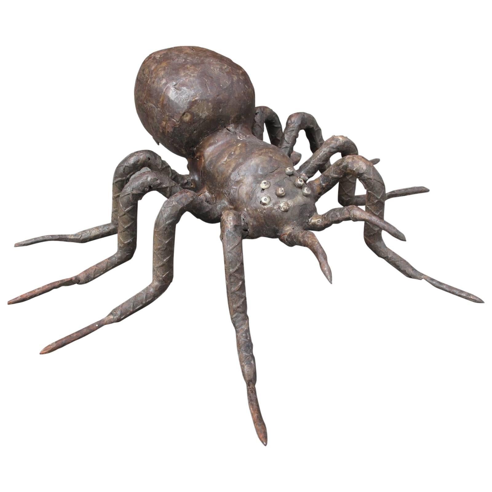 Rebar Spider Sculpture at 1stDibs