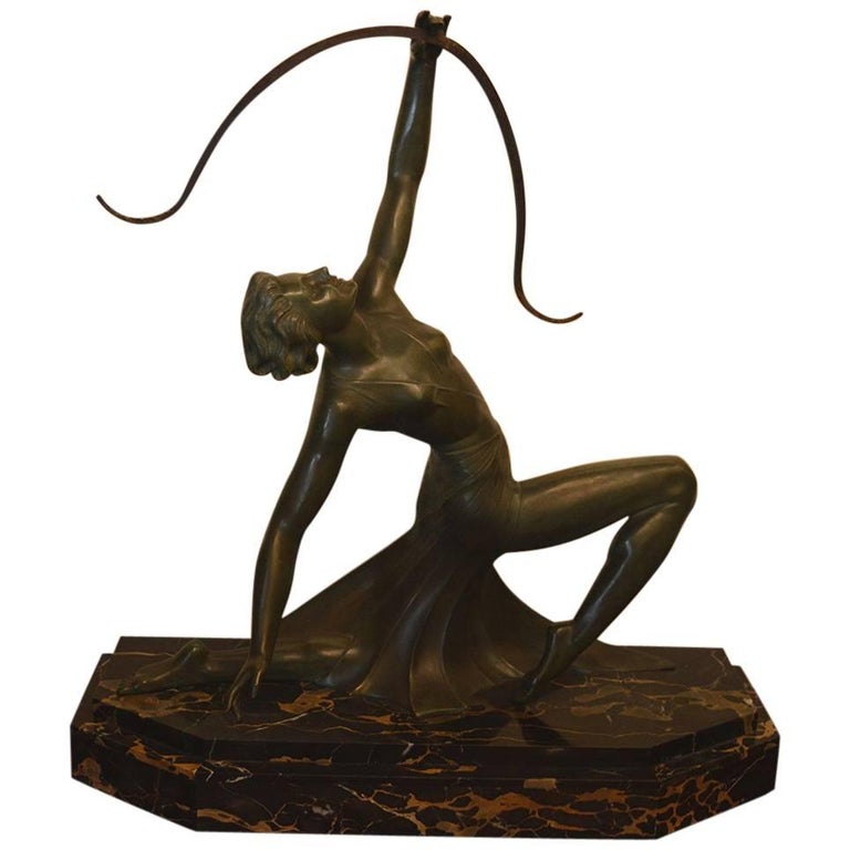 Art Deco Bronze Archer Statue at 1stDibs | art deco archer, art deco ...