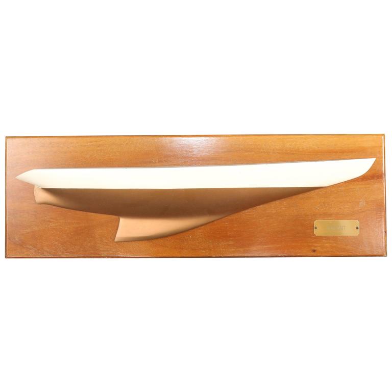Half Model of 12-Meter Yacht Valiant at 1stDibs | valiant 12 meter