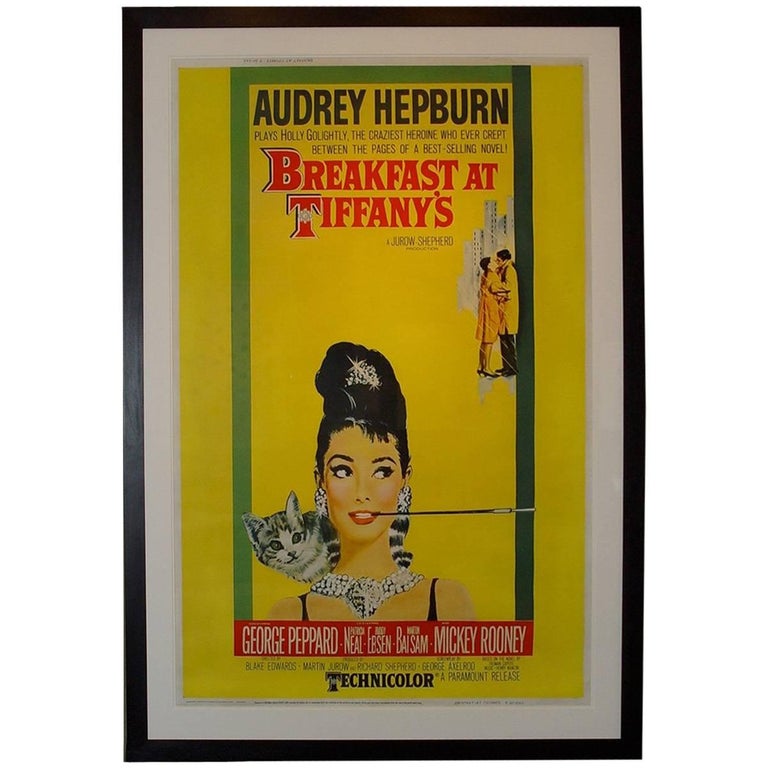 Breakfast at Tiffany's, 1961 For Sale at 1stDibs