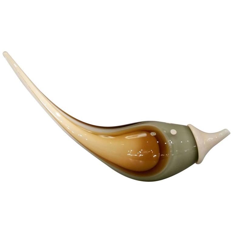 "Zufoli" Glass Bird Sculpture Designed by Emmanuel Babled for Venini ...