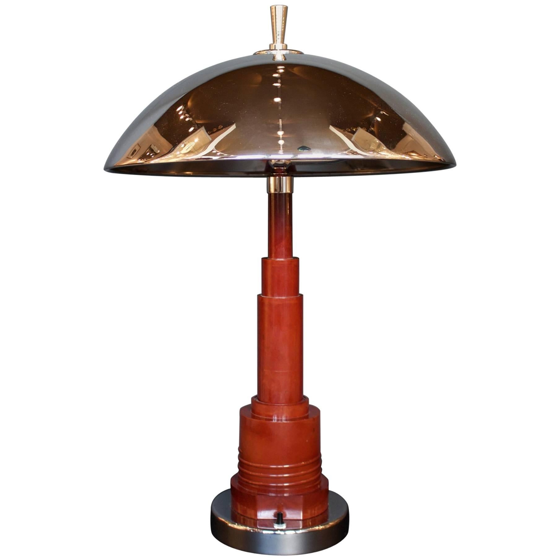 Art Deco Dome Lamp at 1stDibs