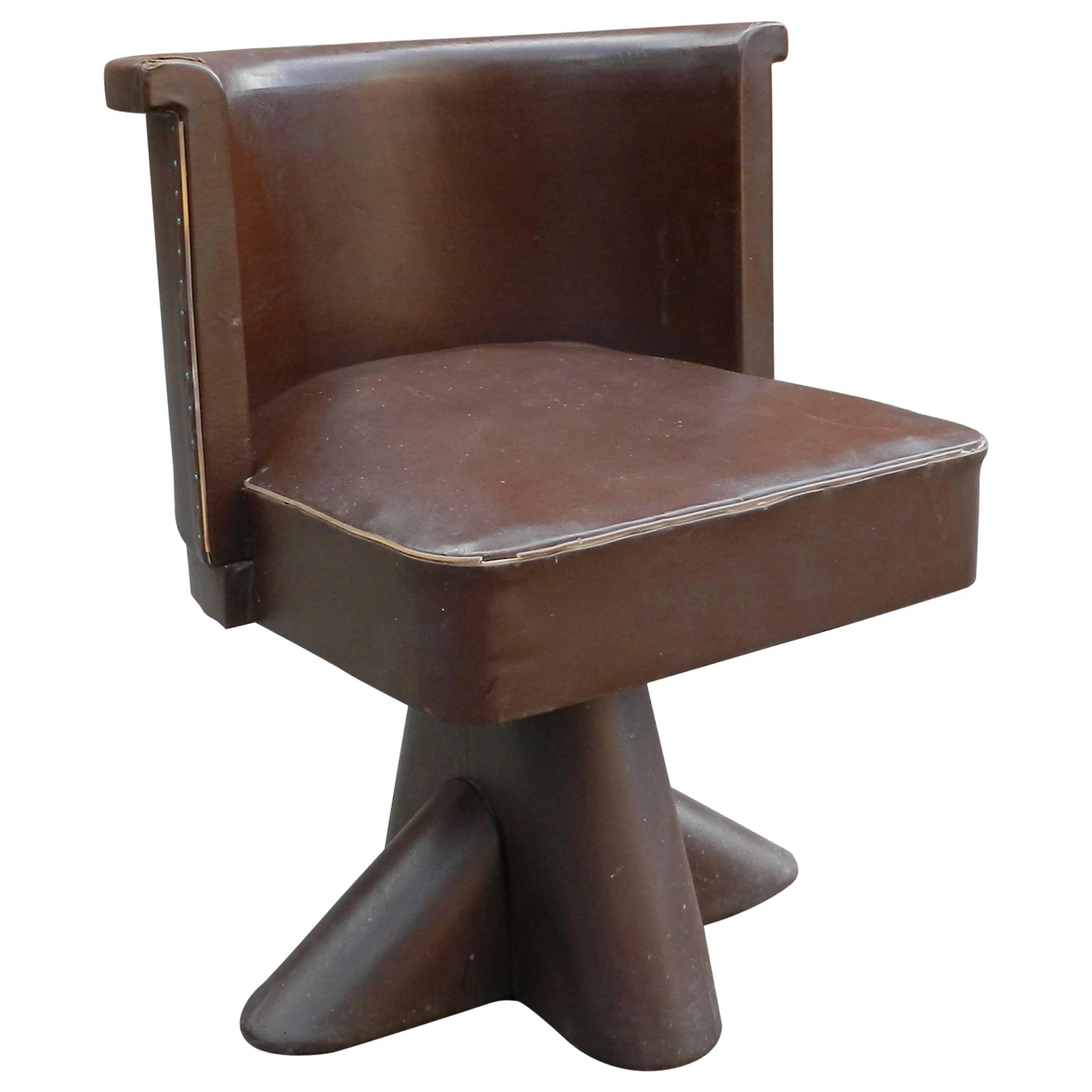 Art Deco Desk Chair, Italy Circa 1930 at 1stDibs | art deco office chair