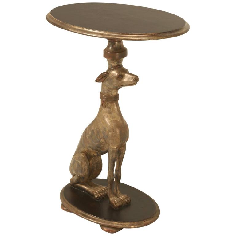 Vintage Italian Whippet Side Table in Original Paint at 1stDibs