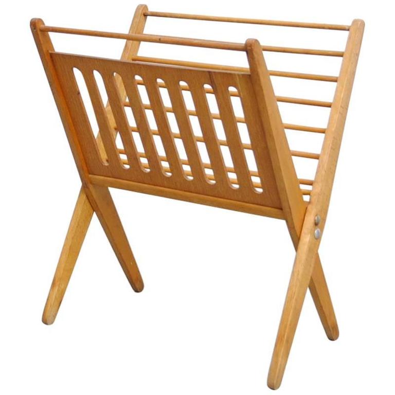 Cees Braakman Mid-Century Folding Magazine Rack at 1stDibs | cees ...