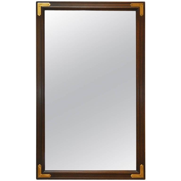 Campaign Style Cherry Mirror at 1stDibs