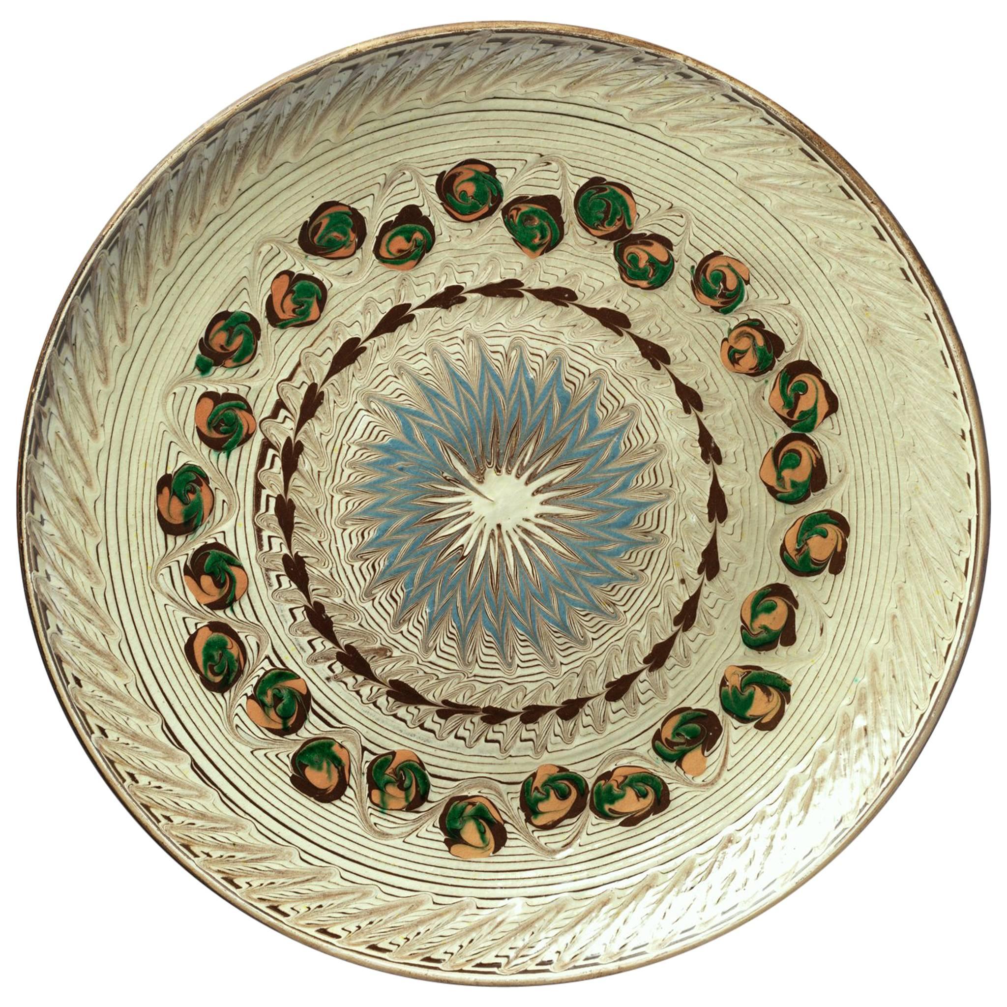 One of a Kind Romanian Decorative Plate at 1stDibs