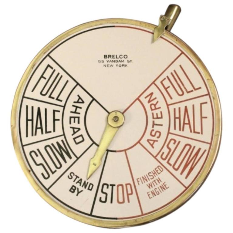 Brelco Engine Order Telegraph at 1stDibs