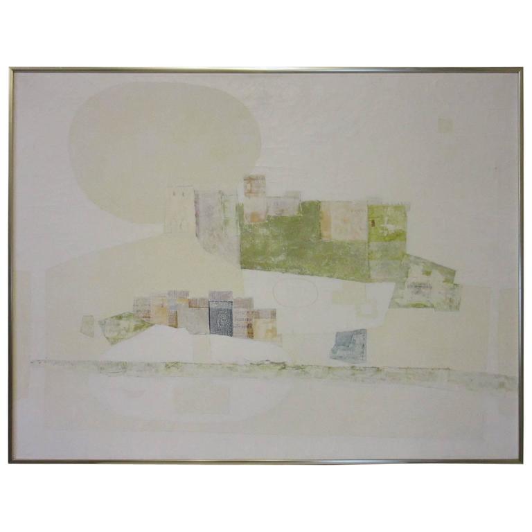 Cedric Chang Abstract Oil Painting " Chateauneuf -Du -Pape ", 1967 at ...