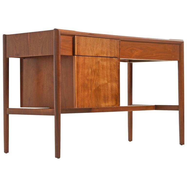 Refinished Drexel Parallel Walnut Desk at 1stDibs | parallel desk ...