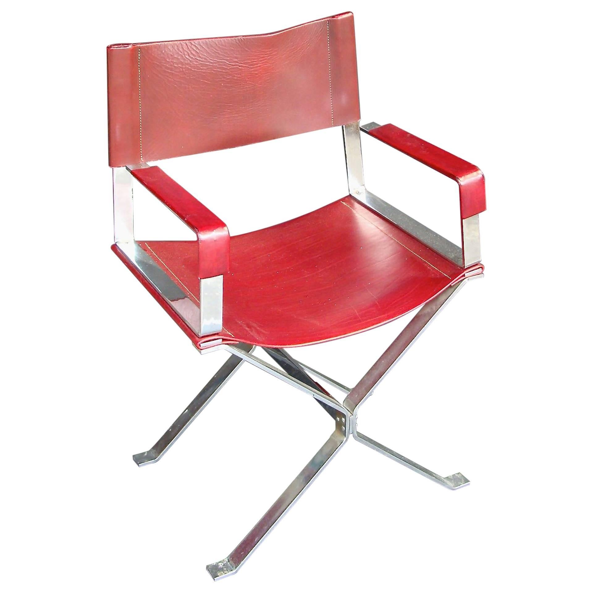 Red Leather Desk Chair - 9 For Sale on 1stDibs | red vintage chair, red ...