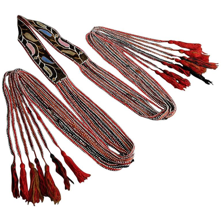 Antique Native American Indian Beaded Octopus Bag, Metis, circa 1890 at ...