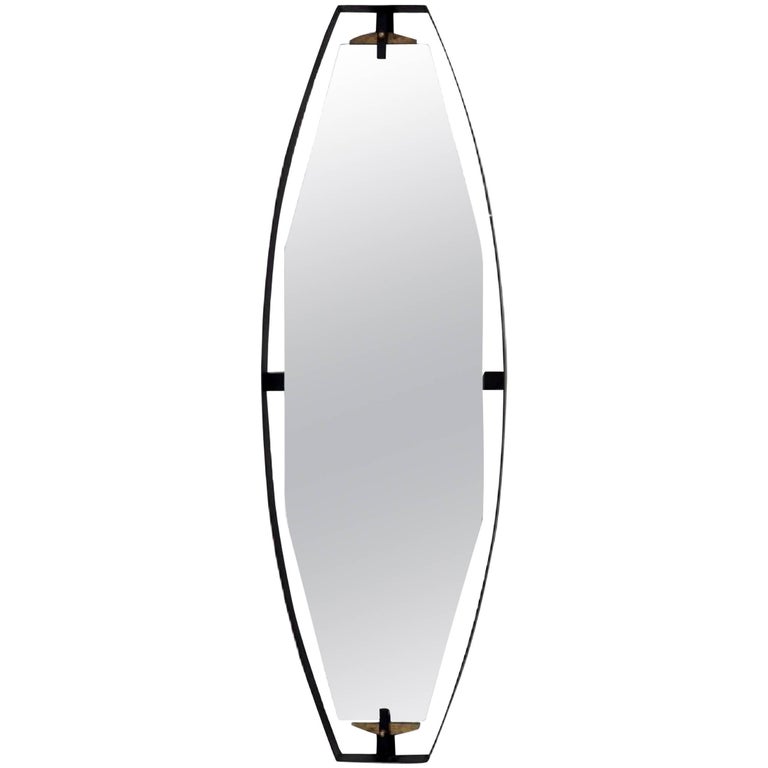 Italian Ovular Floating Mirror For Sale at 1stDibs