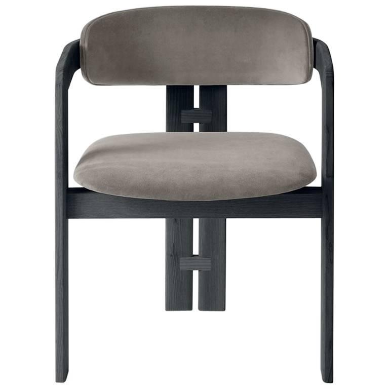 0414 Dining Chair in Wood and Upholstery by Gallotti and Radice For ...