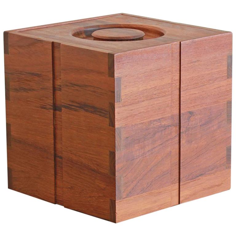 Teak Ice Bucket at 1stDibs