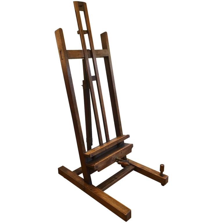 19th Century Large Oak Easel English at 1stDibs