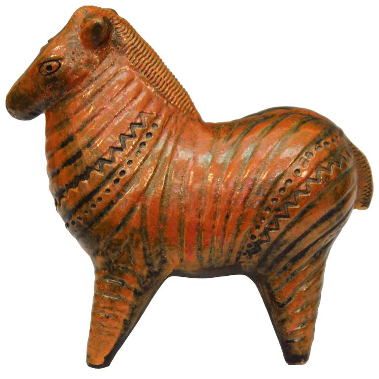 Bitossi Horse Pottery Ceramic Italian Raymor Vintage, Mid-Century ...