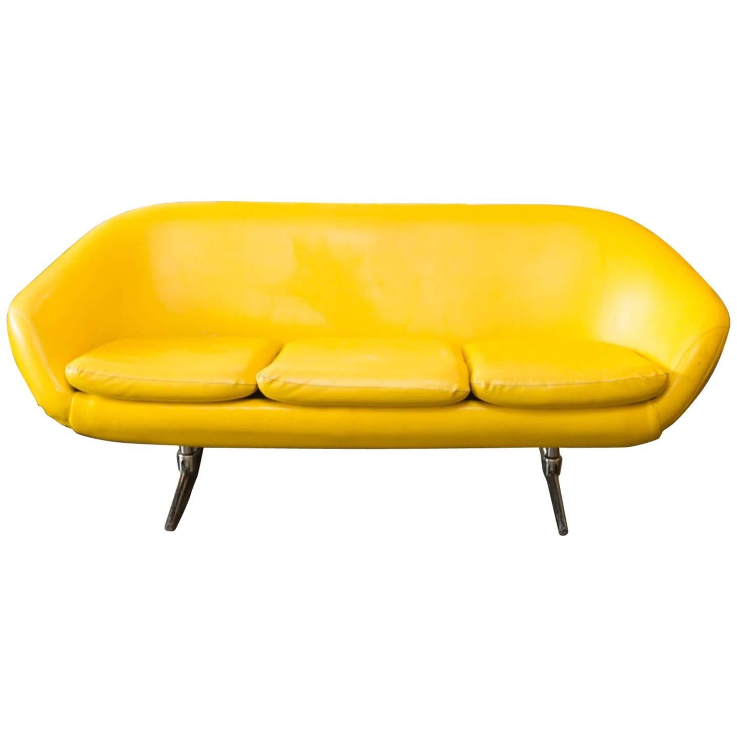 Mid Century Modern Burris 3 Seat Pod Couch For Sale at 1stDibs | burris ...