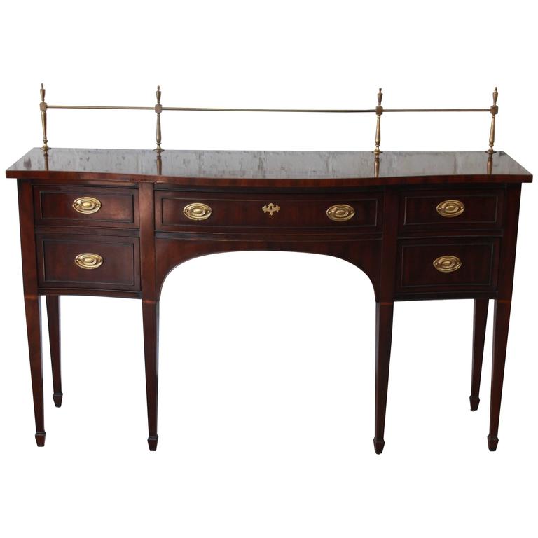 Drexel Bicentennial Hepplewhite Style Mahogany Sideboard Buffet at ...