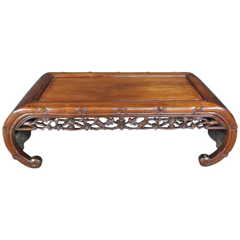 Antique Hardwood Opium Table at 1stDibs | opium tables