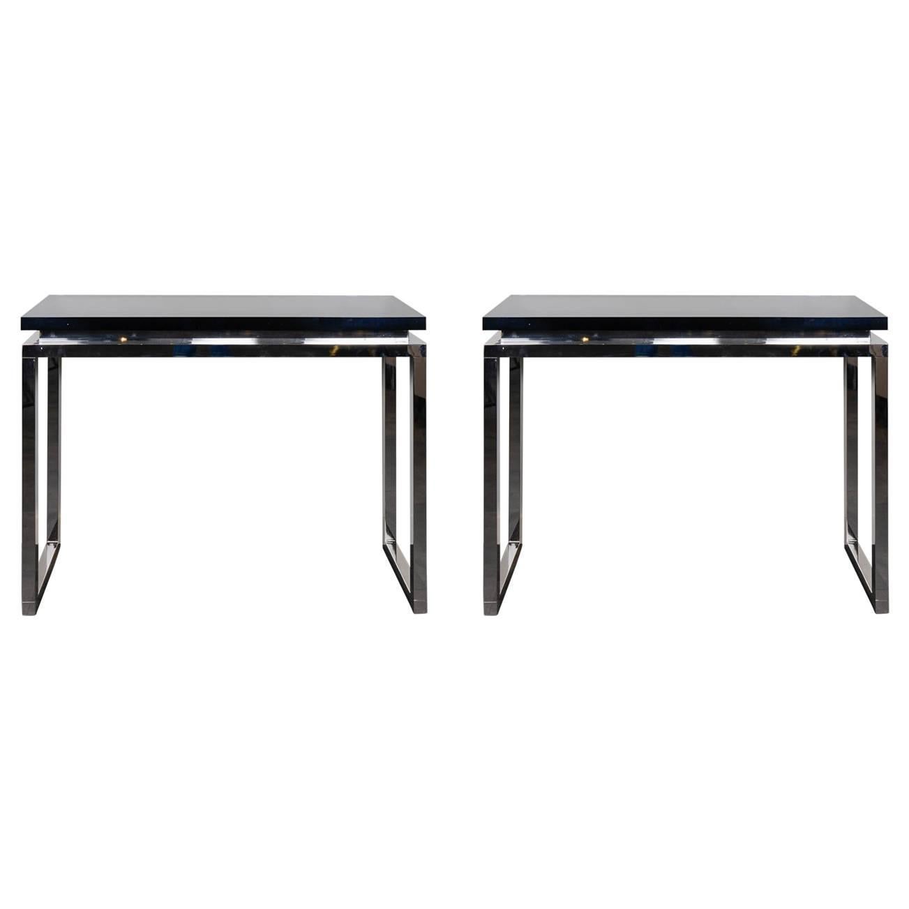 Contemporary Heavy Console in textured resin and duco For Sale at 1stDibs
