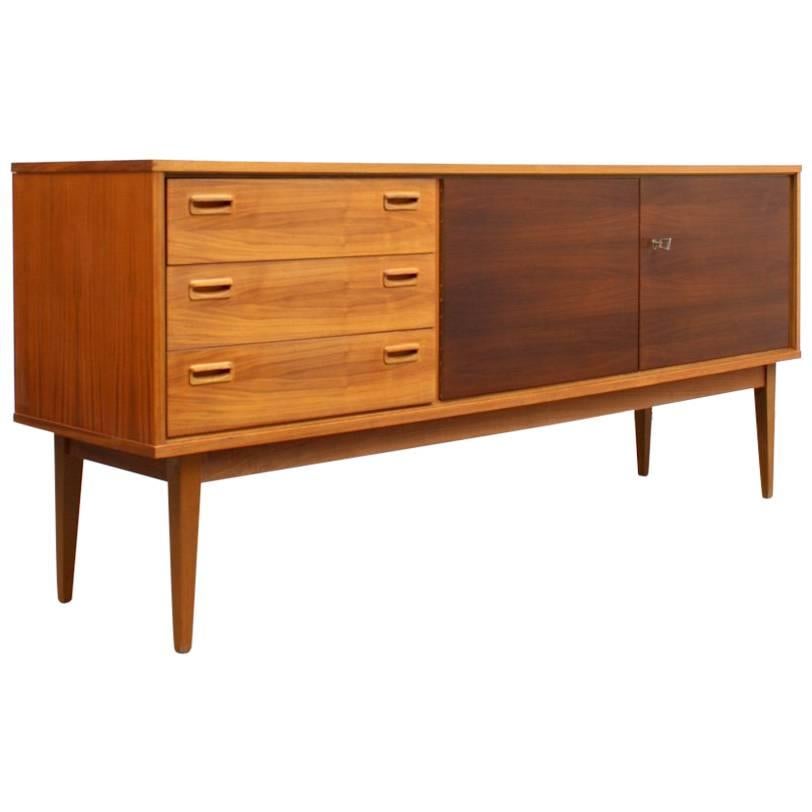 1960s Sideboard, Walnut, Entirely Restored at 1stDibs