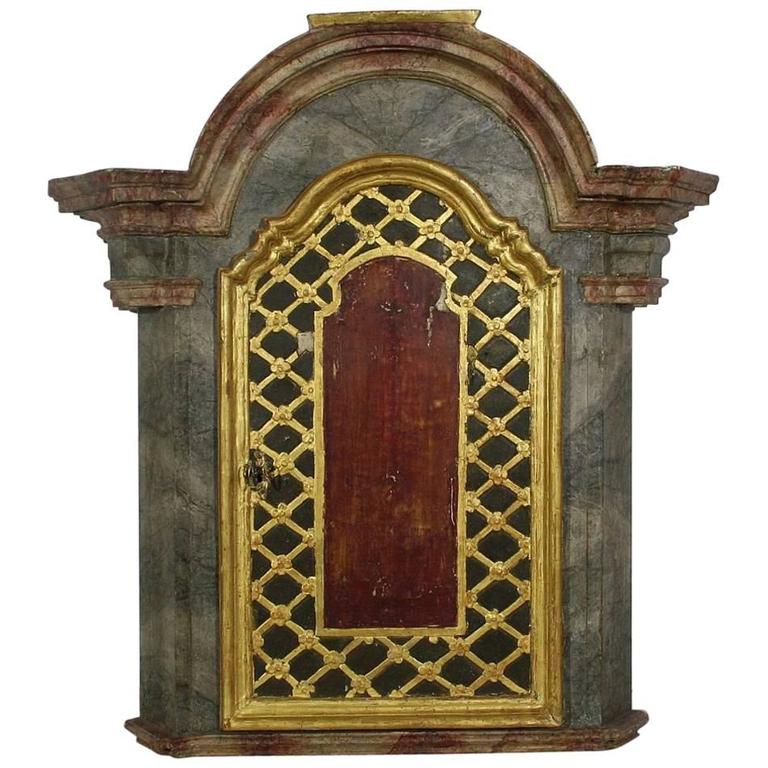 18th Century Italian Baroque Wooden Tabernacle at 1stDibs