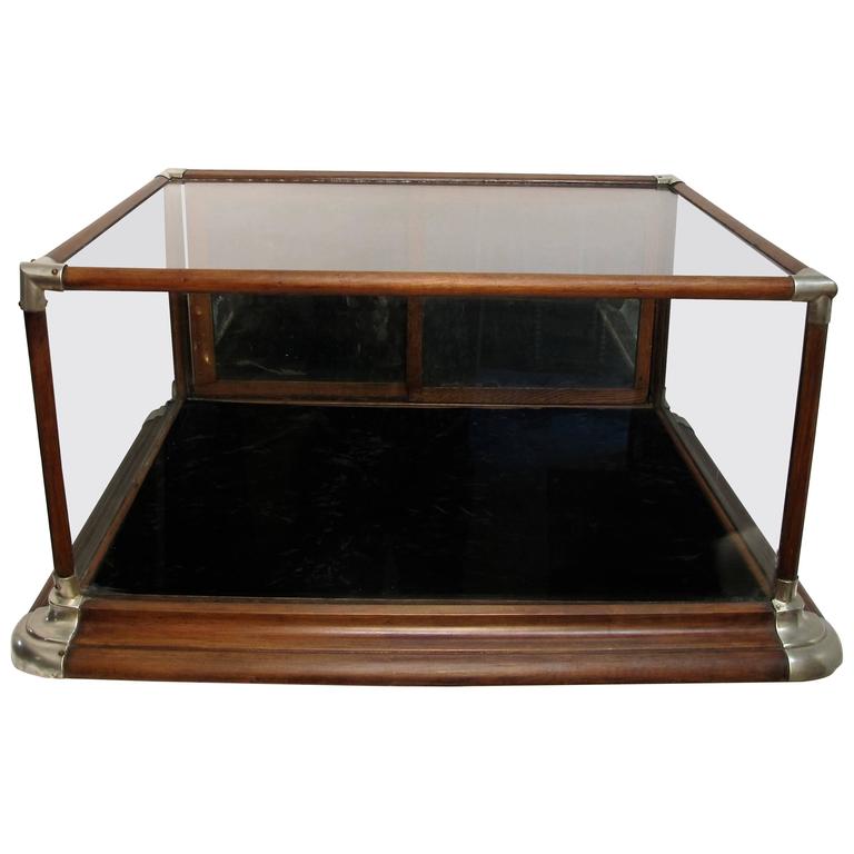 Antique American Oak Display Case at 1stDibs