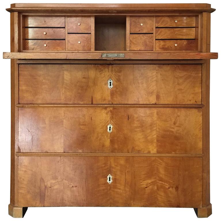 Swedish Biedermeier Secretary For Sale at 1stDibs