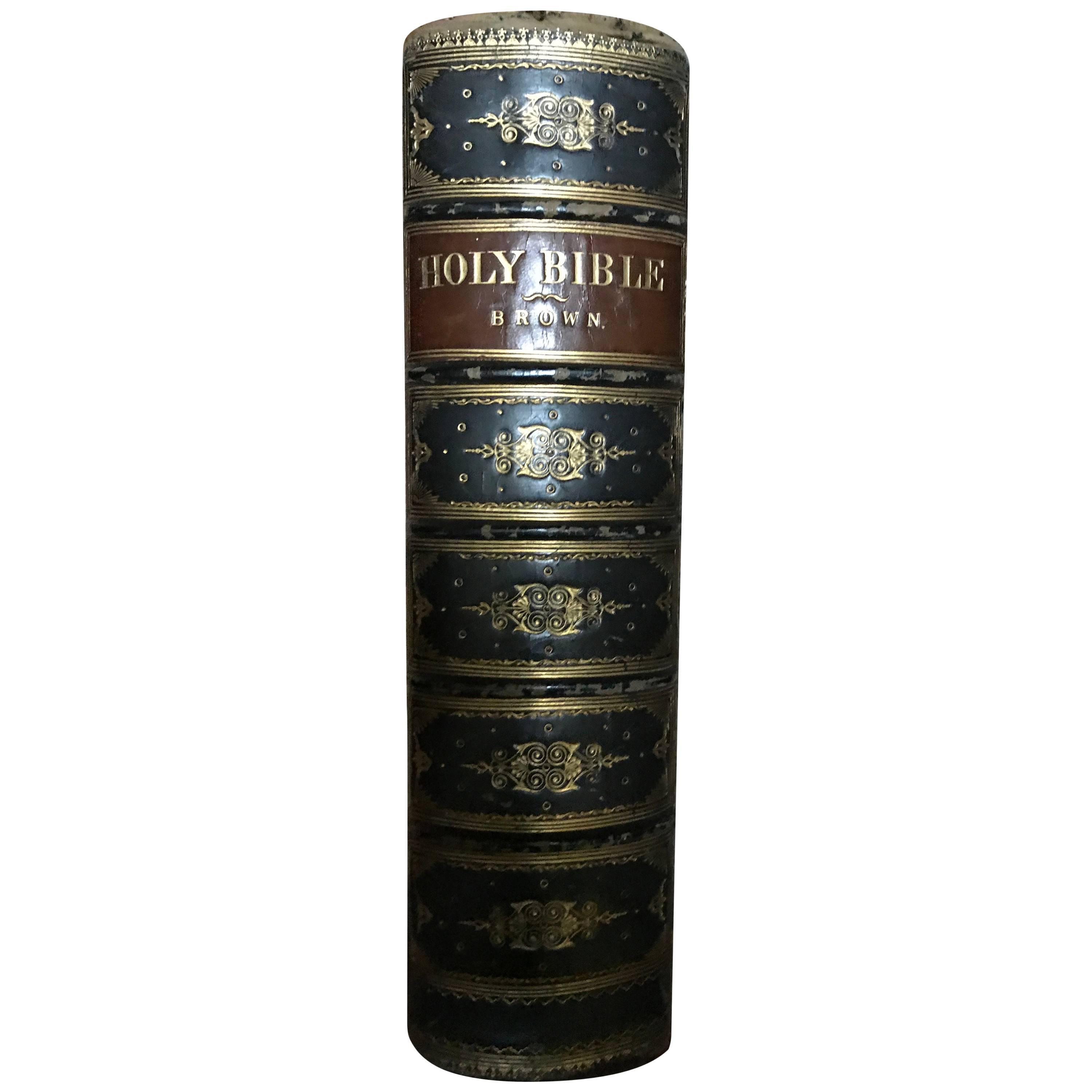 Holy Bible by Brown, Scottish at 1stDibs