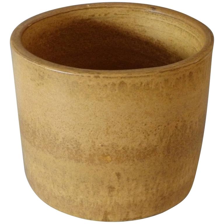 Architectural Pottery Style Cylinder Planter Pot at 1stDibs
