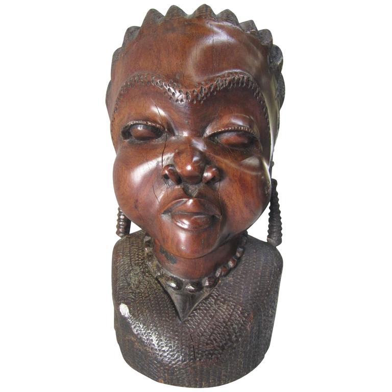 African Bust at 1stDibs