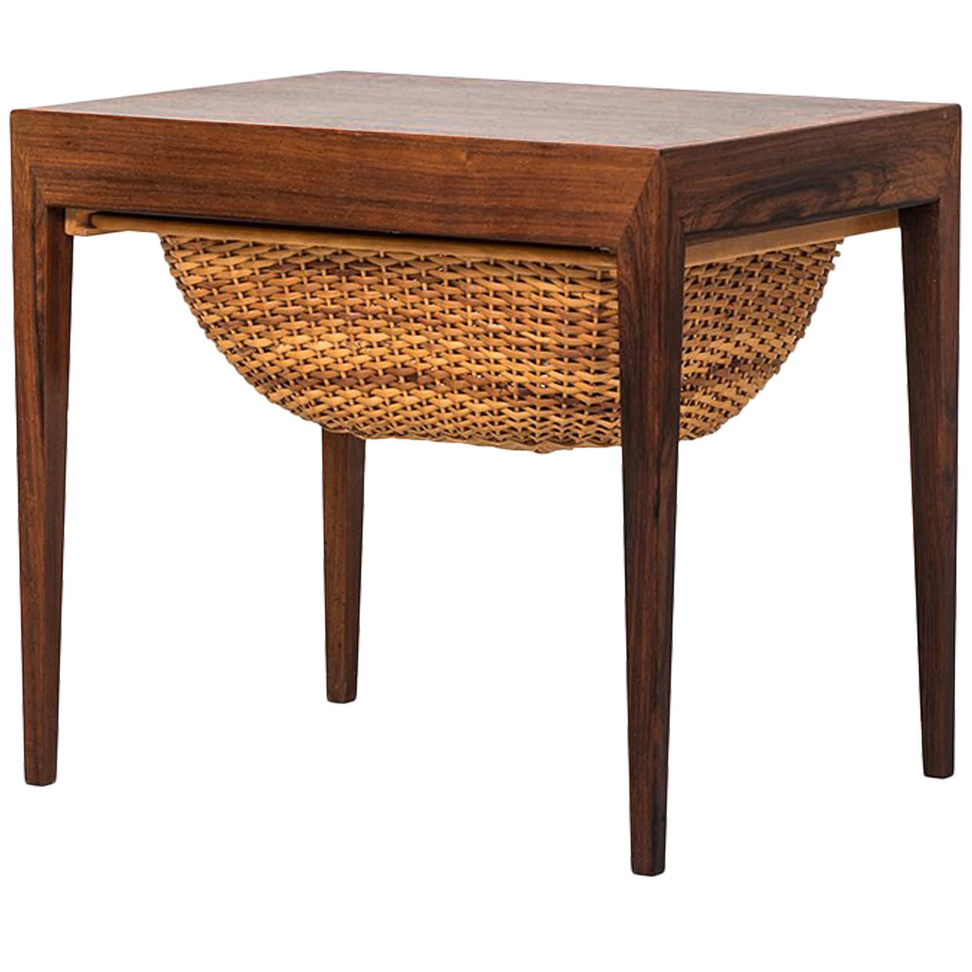 Teak Severin Hansen Side Table by Haslev Møbelsnedkeri in Denmark at ...