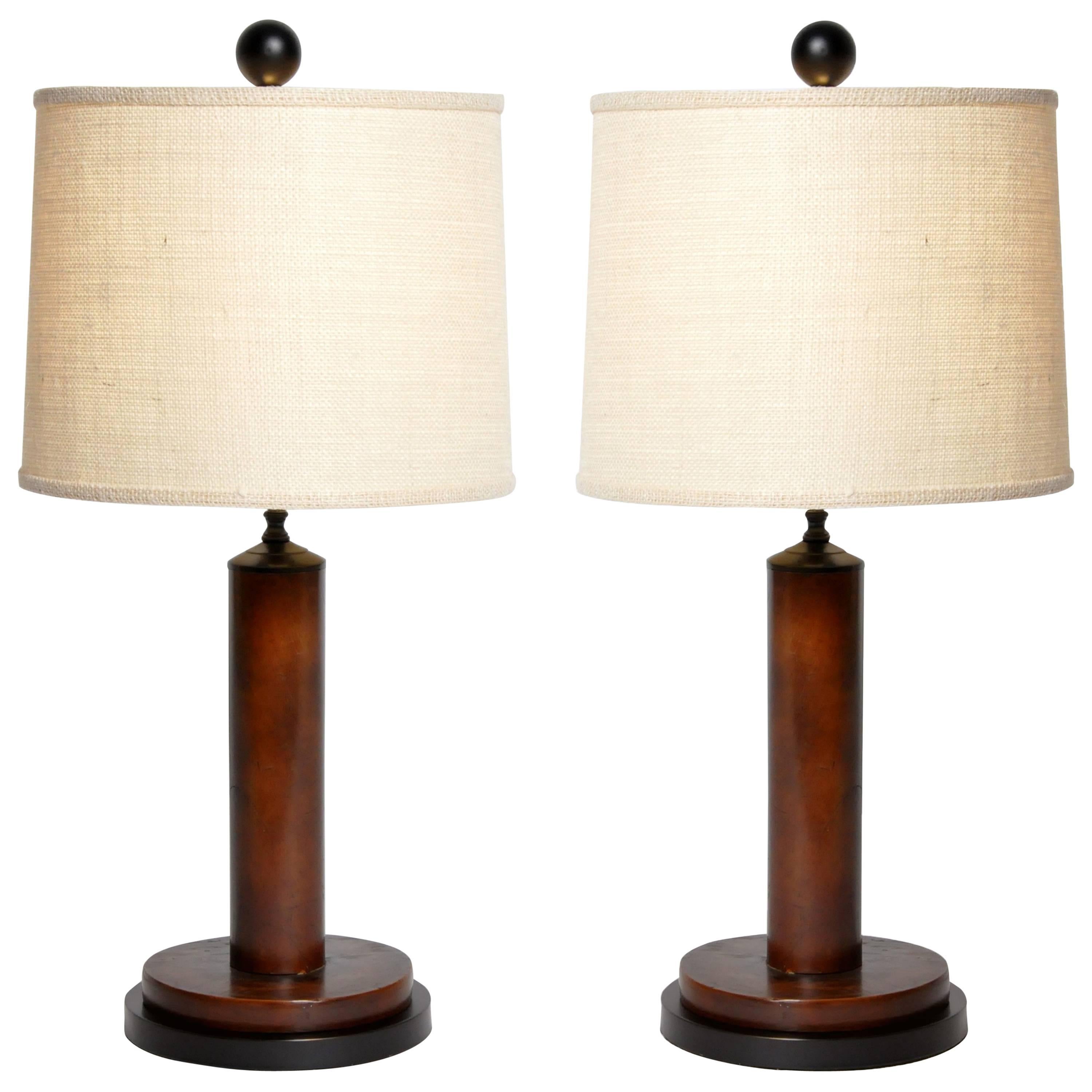 Pair of British Colonial Lamps at 1stDibs | british colonial table lamps
