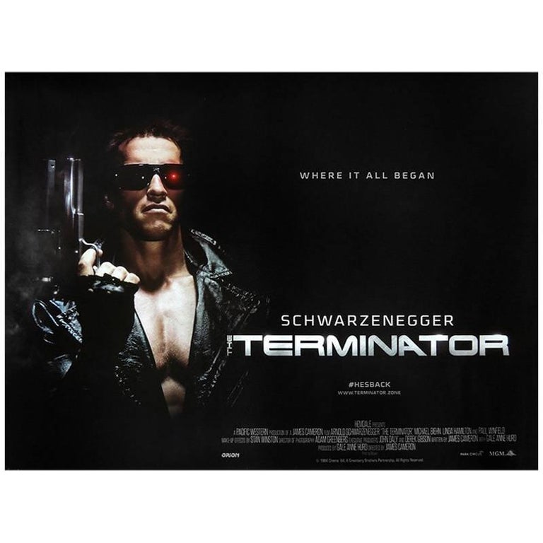"The Terminator" Film Poster, 2015 For Sale at 1stDibs