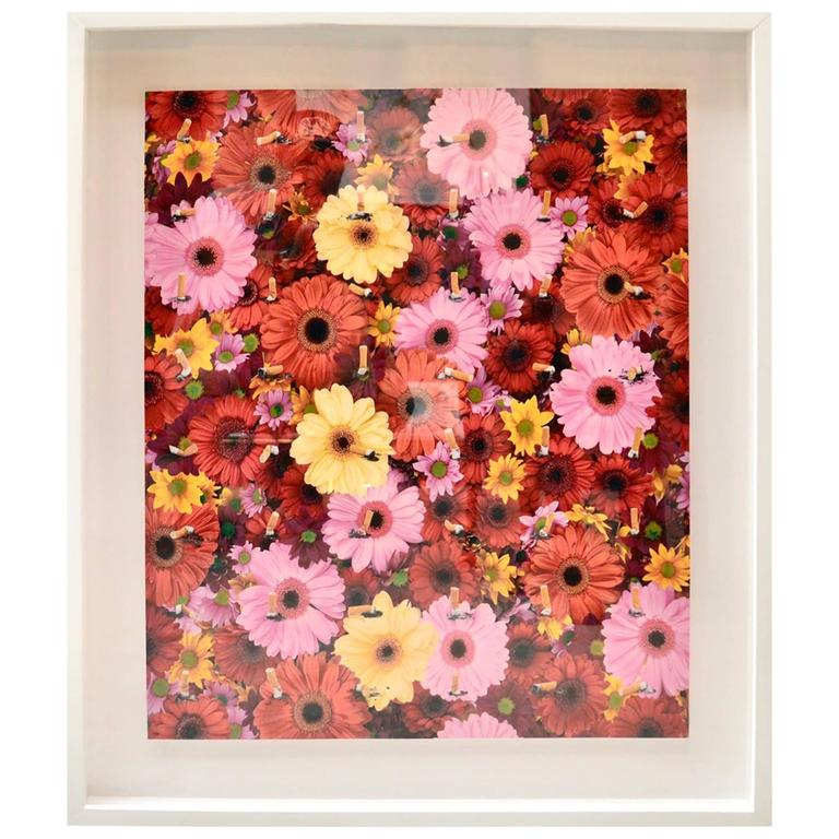 Damien Hirst Flowers and Cigarettes Wallpaper at 1stDibs
