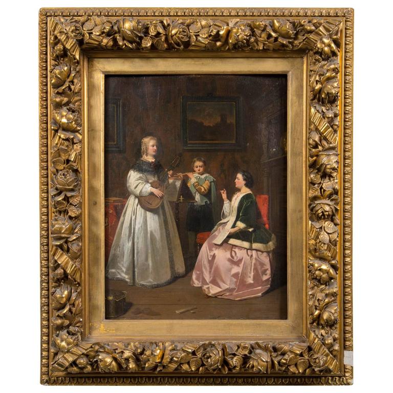 Antique Dutch Painting For Sale at 1stDibs