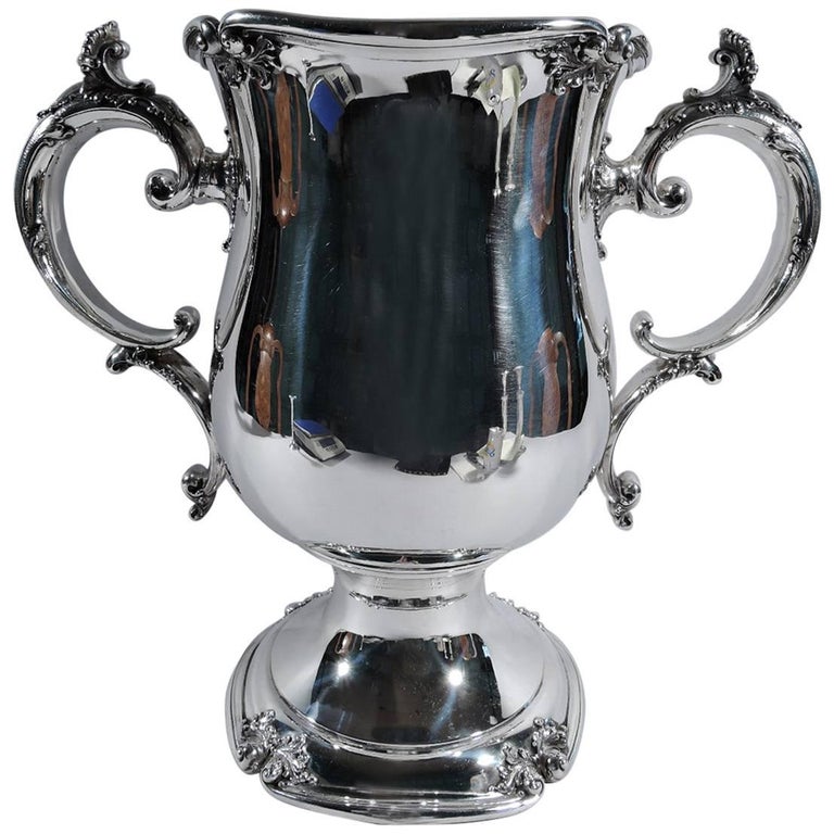 Antique American Two-Handled Sterling Silver Trophy Cup by Meriden ...